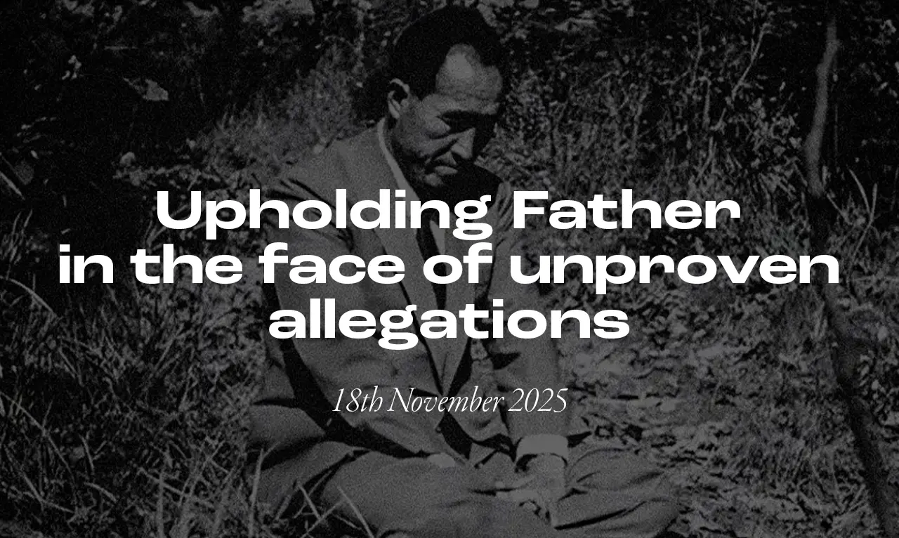 Upholding Father in the face of unproven allegations